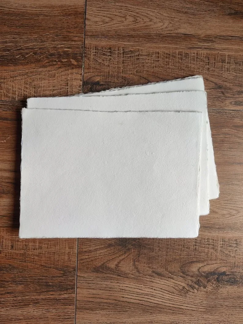 Handmade A4 Paper 150 Gsm 100% Cotton Rag Sheets - Buy Can Be ...
