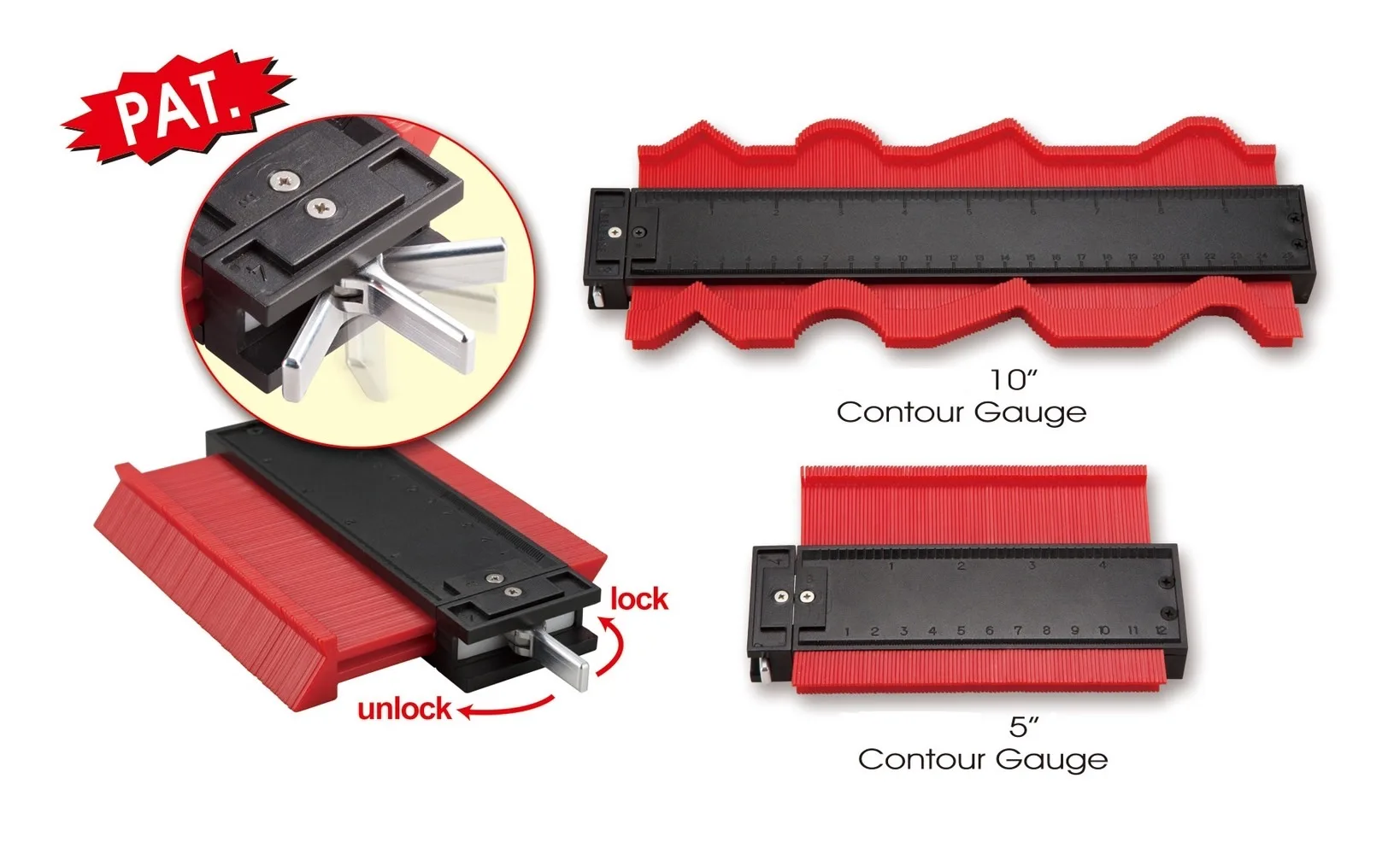 Contour Gauge Irregular Shape Measuring Tool| Alibaba.com