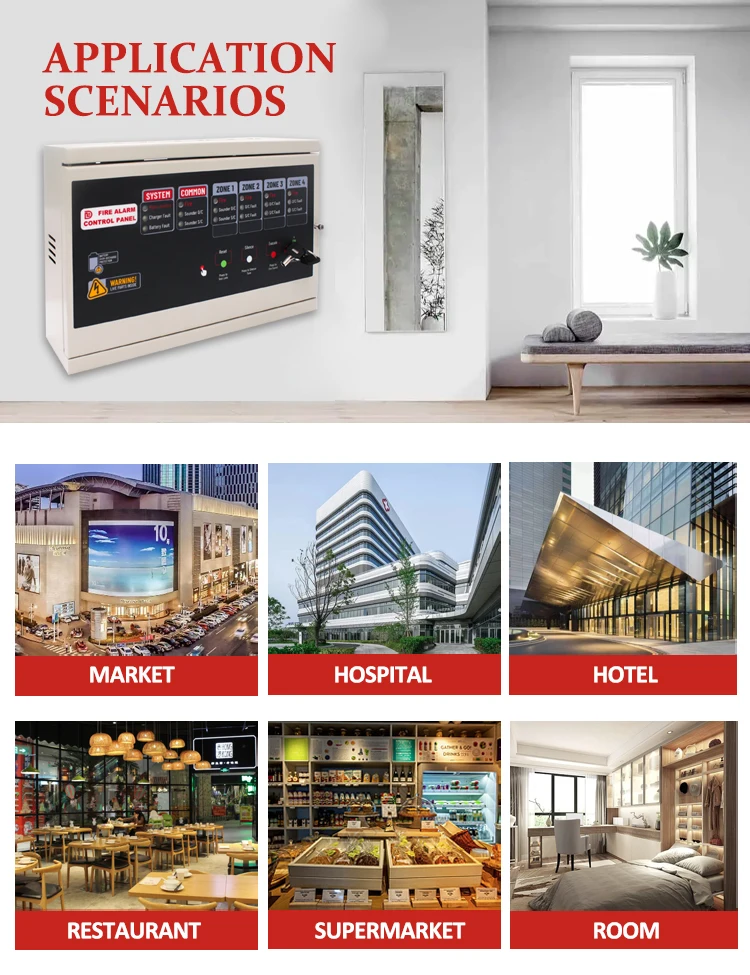 8/16 Zones Fire Alarm Control Panels - Reliable & Affordable