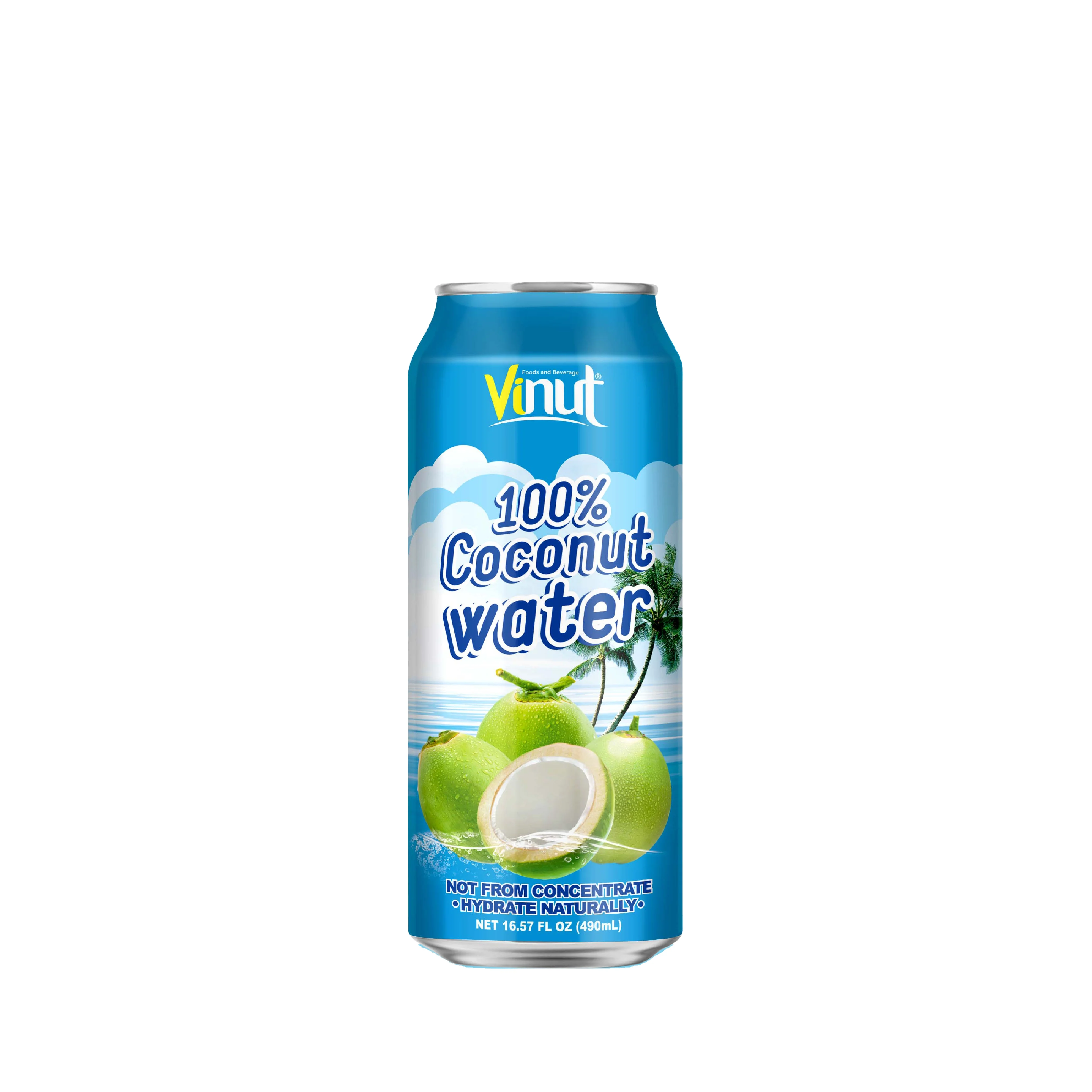 Fresh Drink Vinut 490ml 100% Coconut Water (from Real Ingredient) Nfc Drink Made In Viet Nam ...