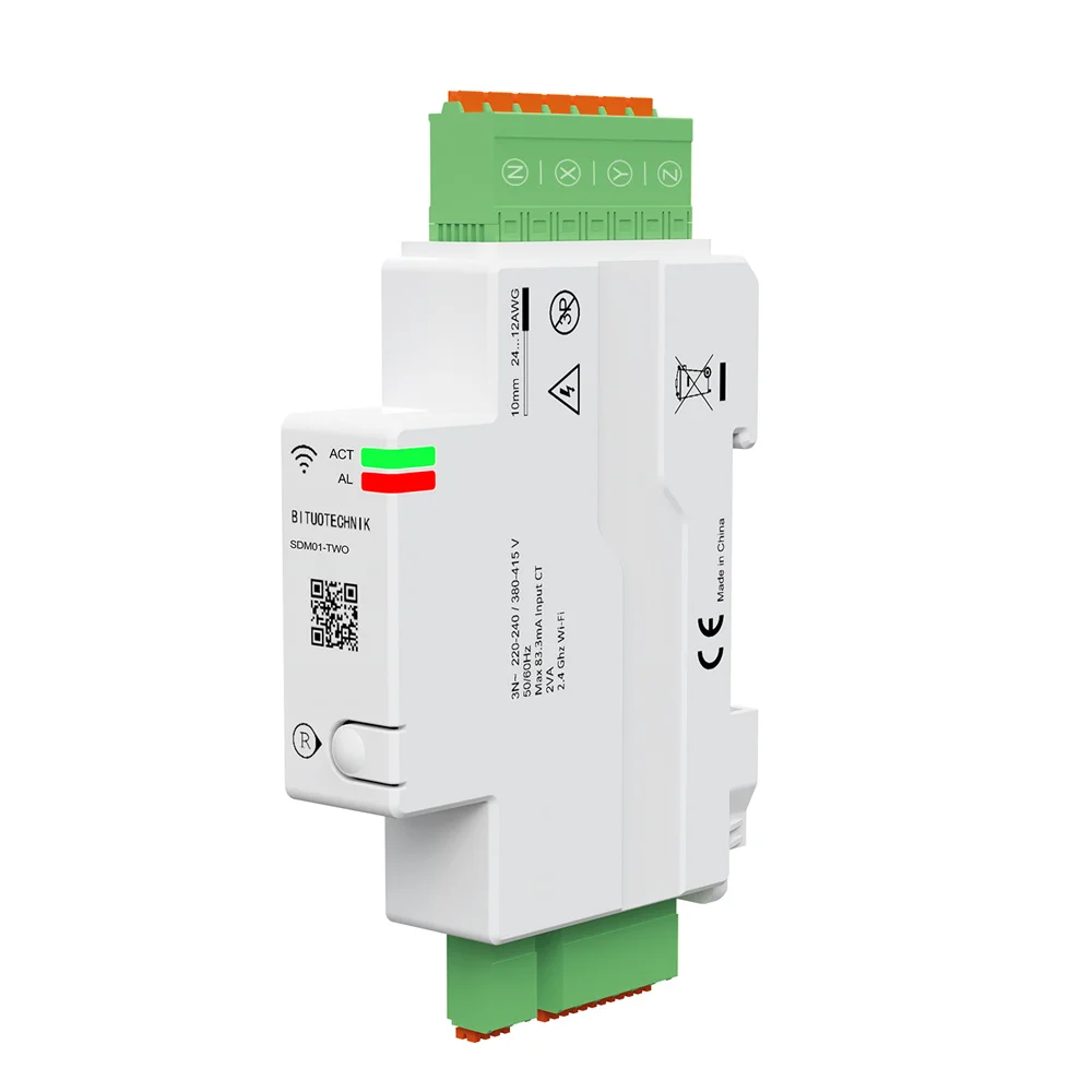 Smart Energy Monitor EMylo Smart WiFi Power Meter - 63A Single-Phase ...