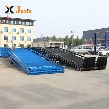 Portable Loading Yard Ramp For Dry Van Trailers With 12 Tons Payload ...