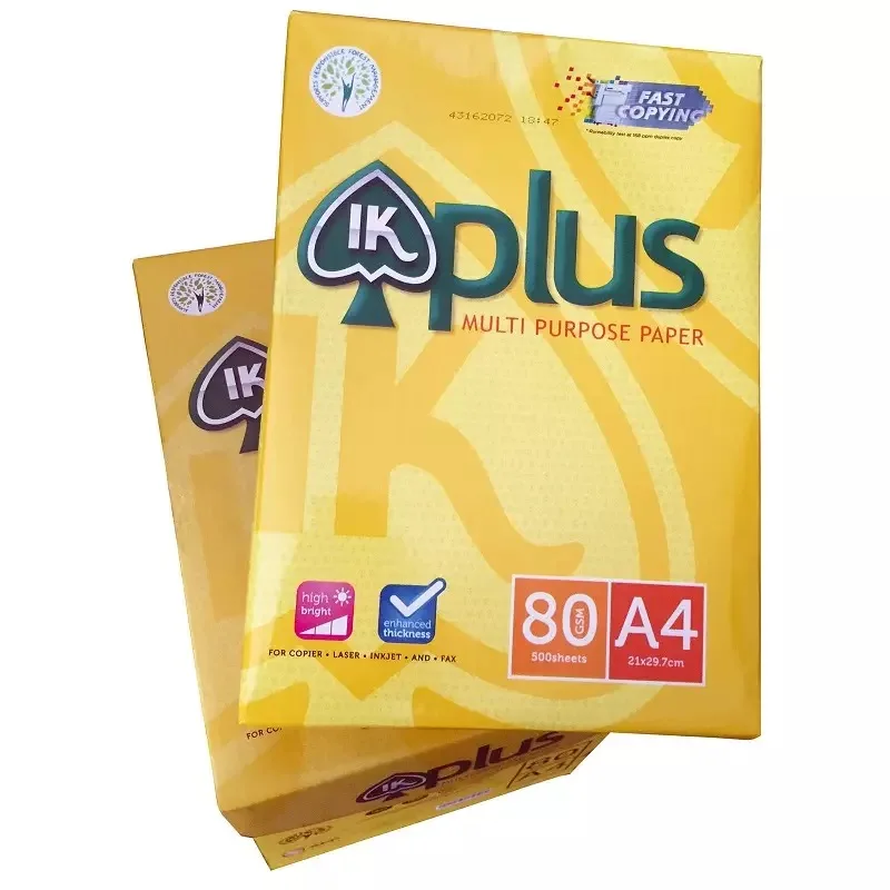Ik อเนกประสงค์สำเนากระดาษ A4 70gsm,75gsm,80gsm ที่ดีที่สุดขาย A4คัดลอก ...