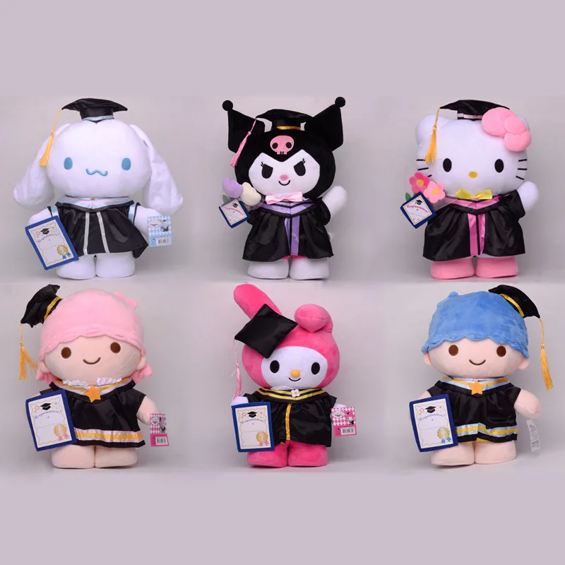 Wholesale Kawaii Toys Sanrioed Series Plush Toys Kuromi Graduation ...