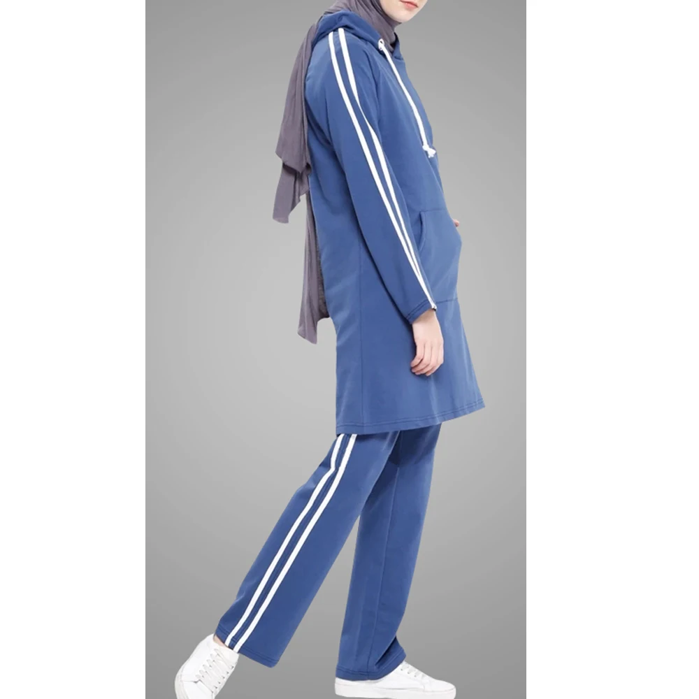 Wholesale Oem Muslim Women Tracksuit Fashion Sleeve Style Sweat Plain ...