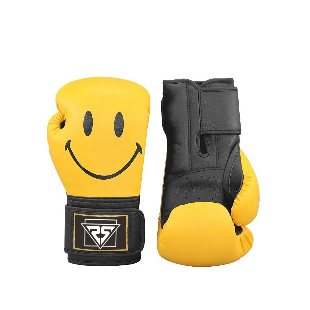 2024 Black Boxing Gloves Made Pu Leather Custom Made Logo Designs ...