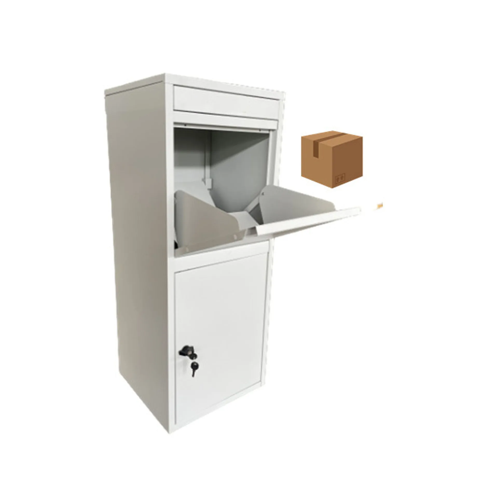 Mb52 Stainless Steel Parcel Box Locker Dropbox Package Dropping Metal ...