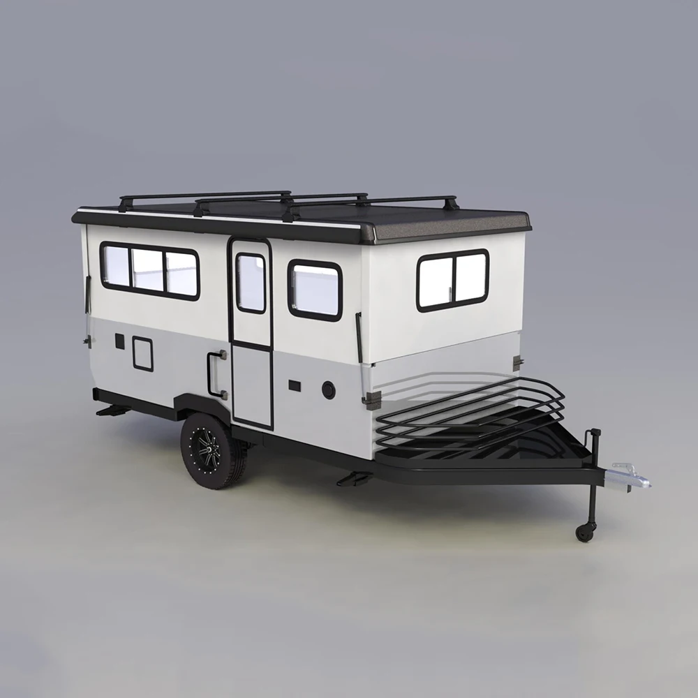 Aluminum Construction Lightweight RV Expandable Camping BoxTeardrop ...