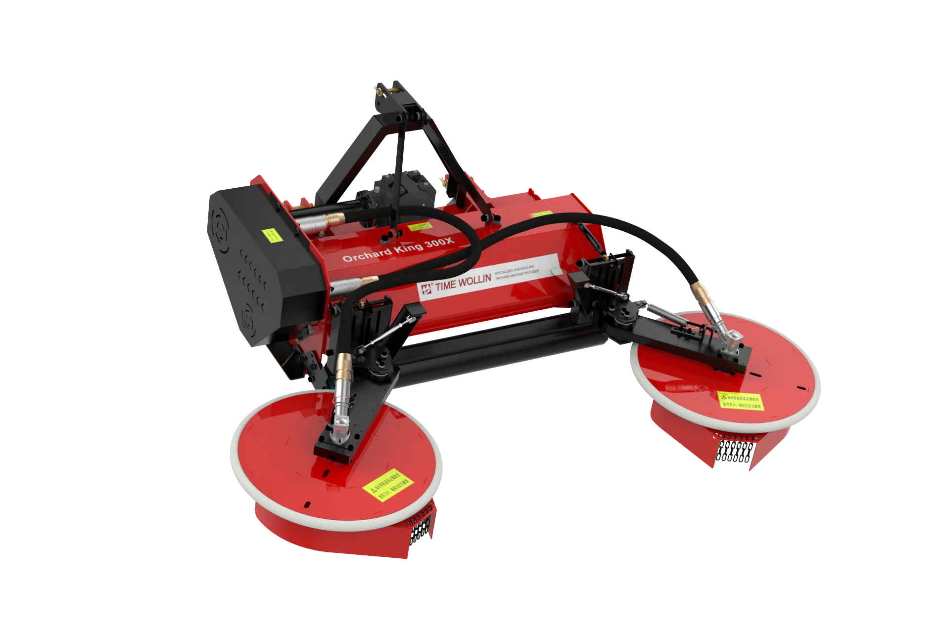 Double Disc Flail Mower - Efficient Orchard & Vineyard Mowing