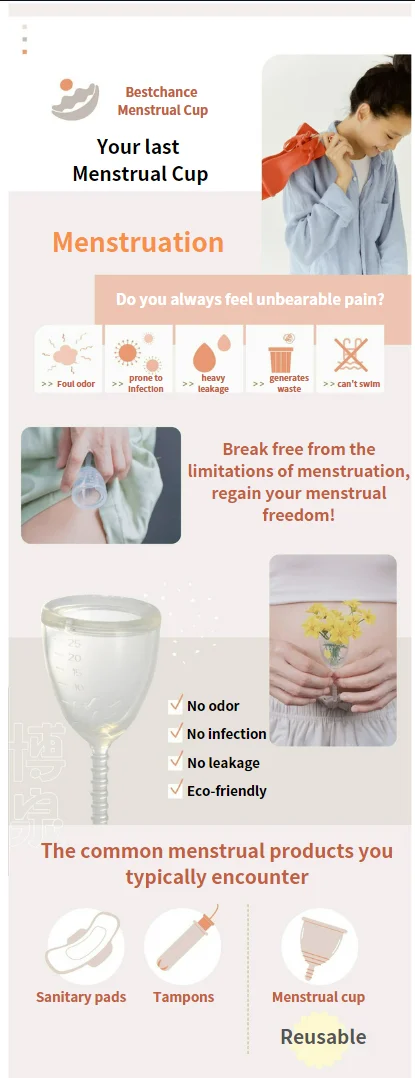 Bestchance Menstrual Cup Macaron Green M - Buy Menstrual Cup Inserter ...
