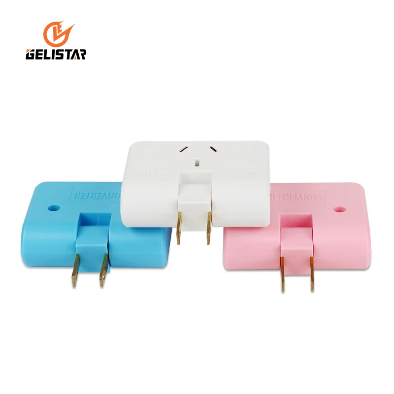 Small Portable Flat Plug Conversion Plug Extension Socket Conversion ...