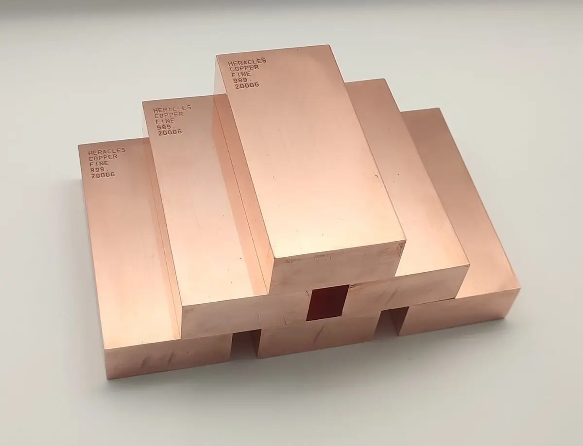 Factory Price Copper Cathode Plates/copper Ingot/ Copper Cathode Cu 99. ...