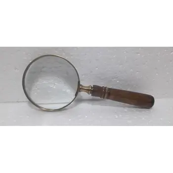 Antique Wooden Magnifying Glass Painted Finishing Design Best For Book ...