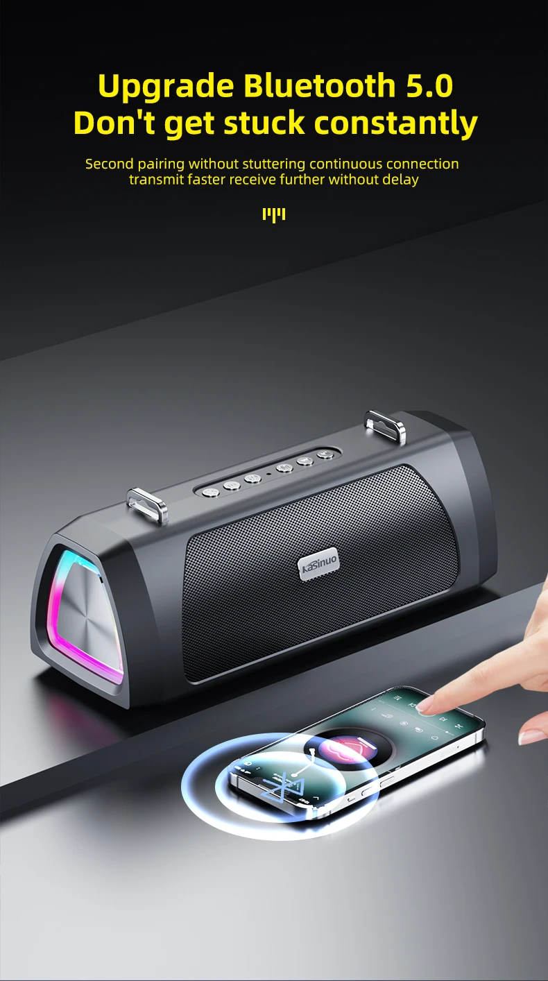 OEM Logo K77 Outdoor BT Speaker Heavy Bass Sound Wireless Handsfree ...