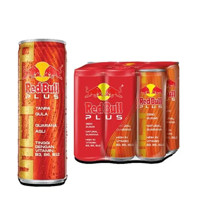Original Red Bull Plus Energy Drink 250 Ml / Red Bull 355ml Energy ...