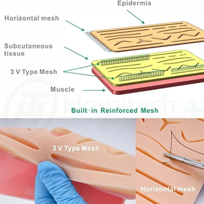 Suture Surgical Practice Kit With Suture Traininge Pad The Set For ...