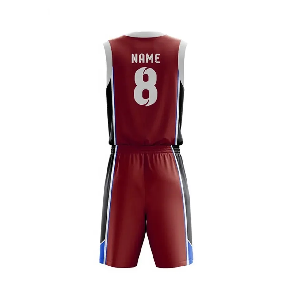 Custom Name And Number Basketball Uniform High Quality Men Best Style ...