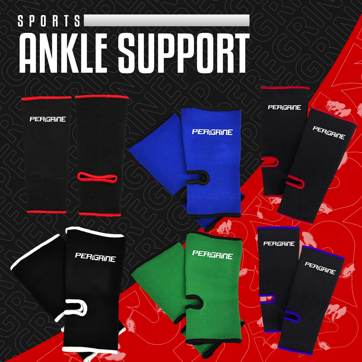 Anklet Muay Thai Kick Boxing MMA Ankle Support Braces Foot Guard Boxing ...