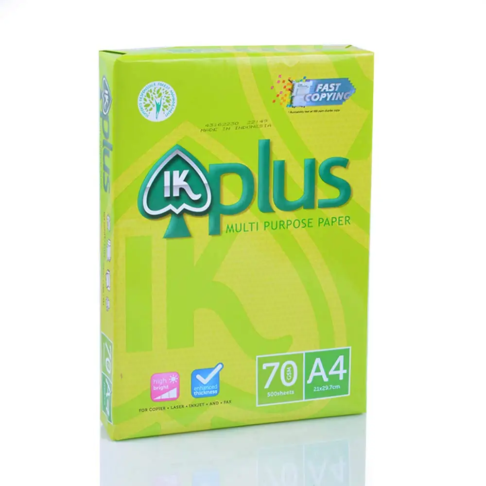 IK Plus A4 Paper - High Quality Copy Paper for Photocopy Machines