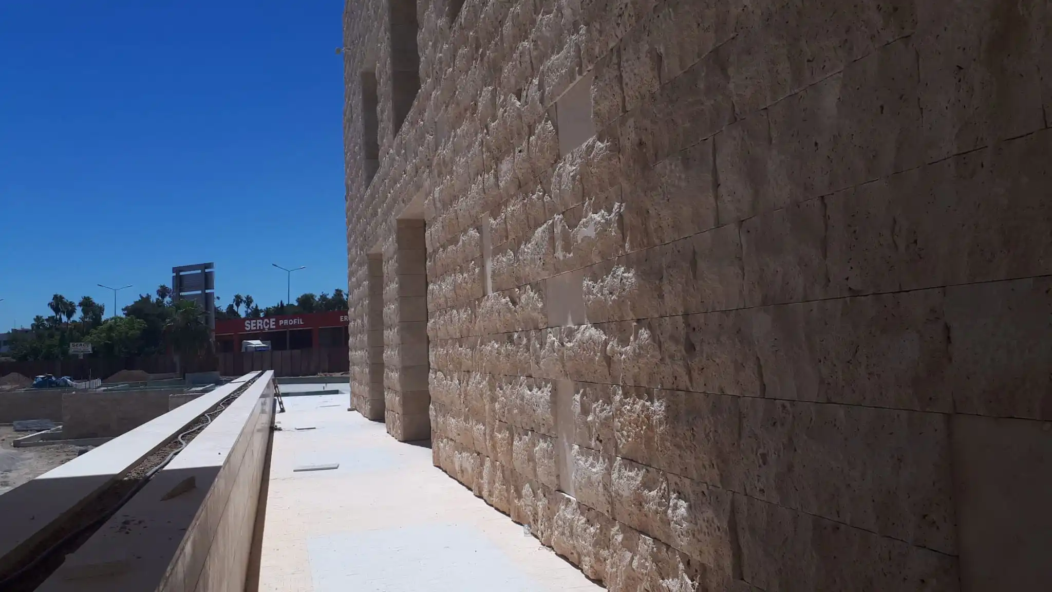 2023 Travertine Splitface Finishing Cladding Facade 5x40x80cm Hot Sale ...