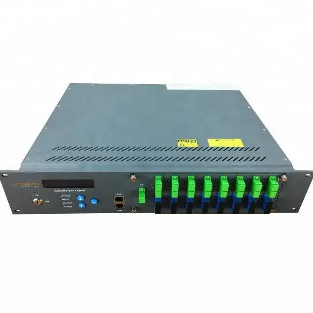 16-24dbm Ftth 1550nm Eydfa / Edfa Con Wdm Catv Fiber Optical Amplifier ...