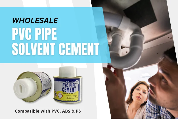 Wholesale 100 Ml Pvc Solvent Cement Pipe Glue With Brush Applicator ...