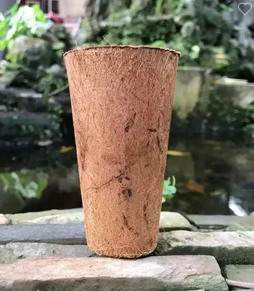 Coconut Fiber Pot/biodegradable Coconut Coir Pot/coconut Fiber Pot ...