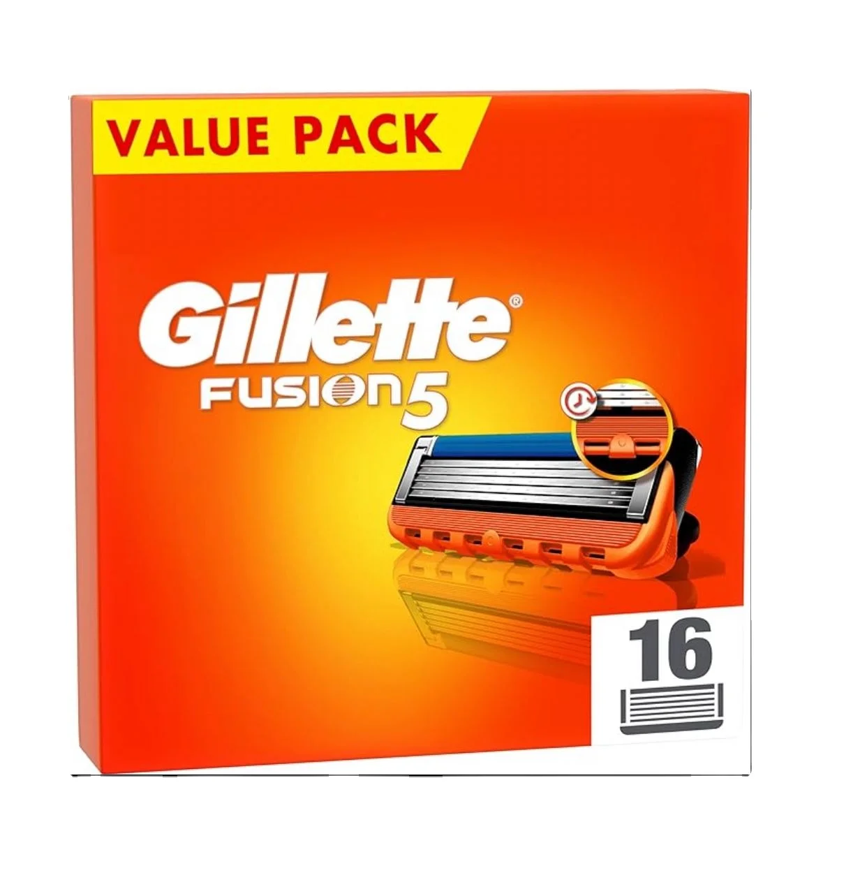 Gillette Fusion5 Razor Blades Men,Pack Of 16 Razor Blade Refills With ...