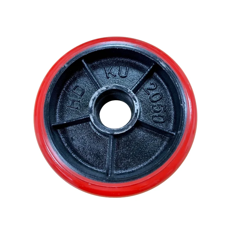 Premium Quality Duty Wheel Heavy Plants Polyurethane Thick Crown Tread ...