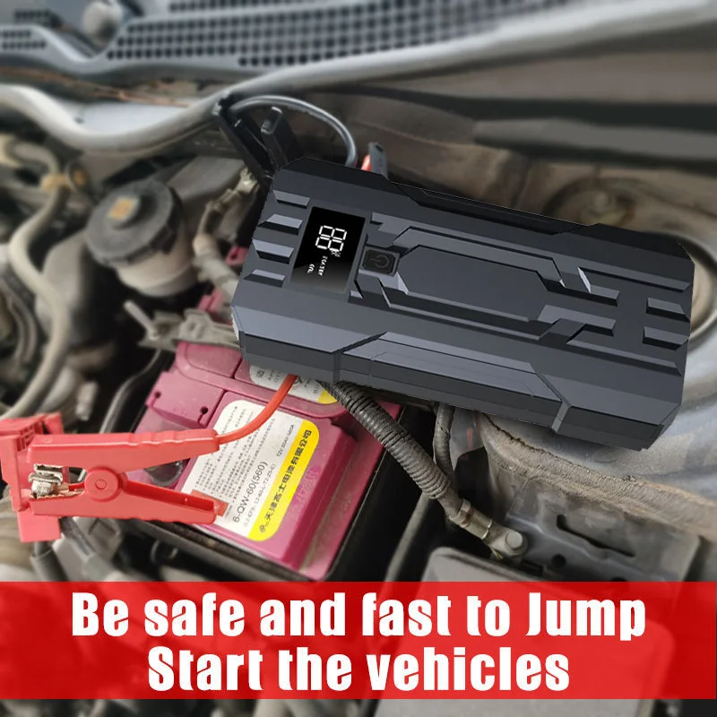 22000mAh Jump Starter Box Car 2 en 1 Mini Arrancador Con Cables Super ...