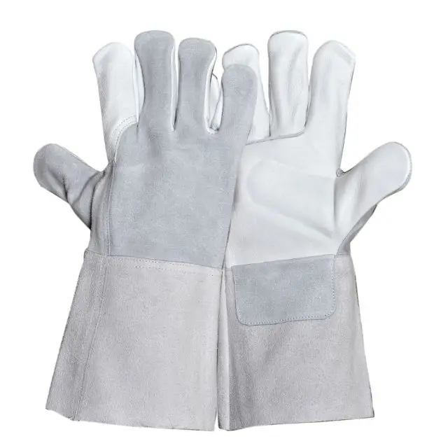 New Hand Protection Welding Working Gloves Industrial Leather Welding ...