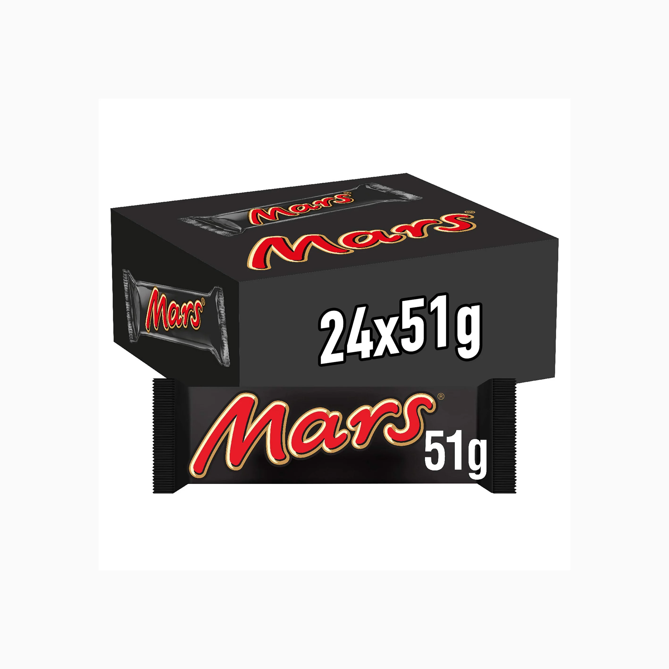 Mars Chocolate Bars,Box Of 24 Pieces (24 X 51g)`` - Buy Sweets Free ...