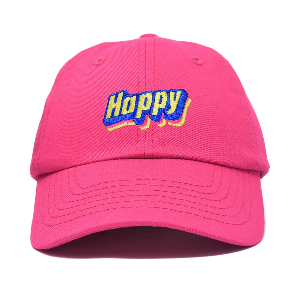 New Arrival Gents And Ladies Caps With Embroidery Logo Pink Color ...