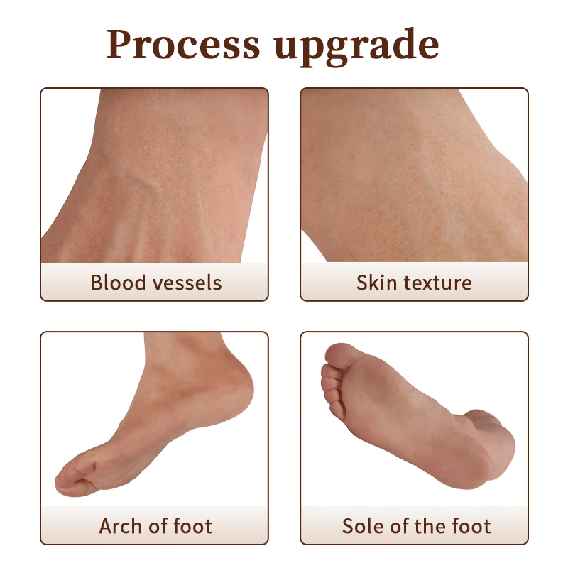 Realistic Silicone Foot Cover Prosthesis for Scar Concealment