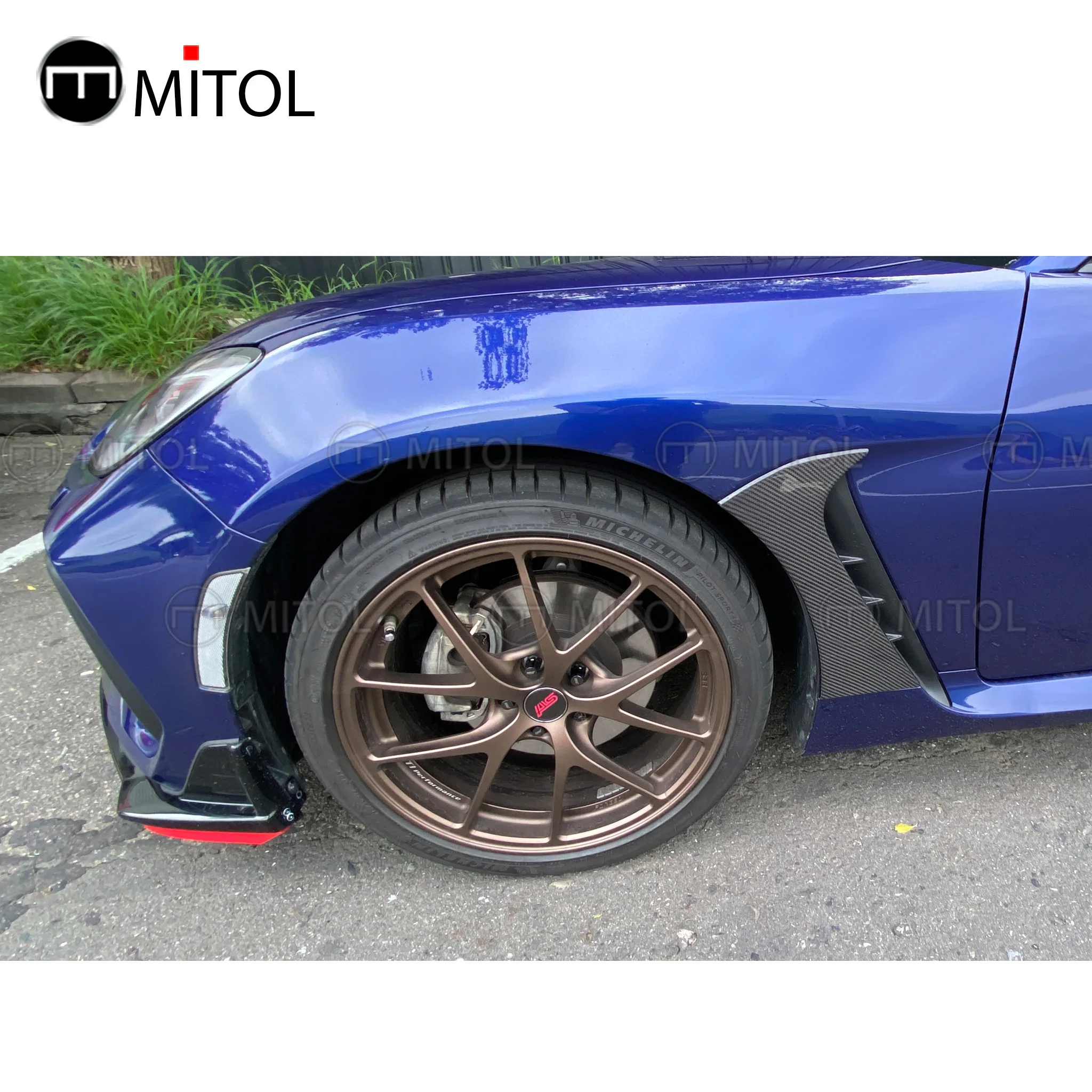 For Toyota Gr86 / Brz Zd8 22-on Dry Carbon Fender Vent Cover Exterior ...