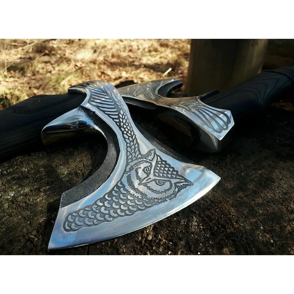 Hunting Viking Tactical Tomahawk Hatchet Axe with High carbon steel ...