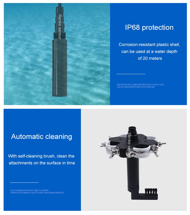 Auto-cleaning Chlorophyll Sensor Low Maintenance Online Water ...