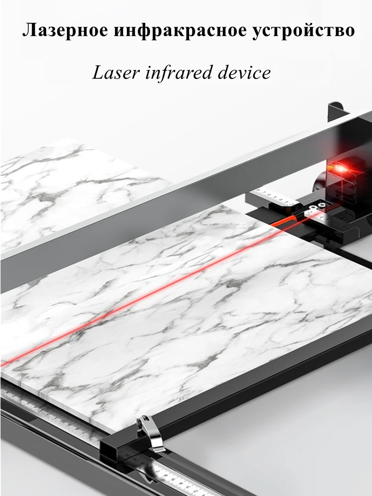 High Precision Laser Infrared Tile Cutter With Manual Push Knife 65 ...