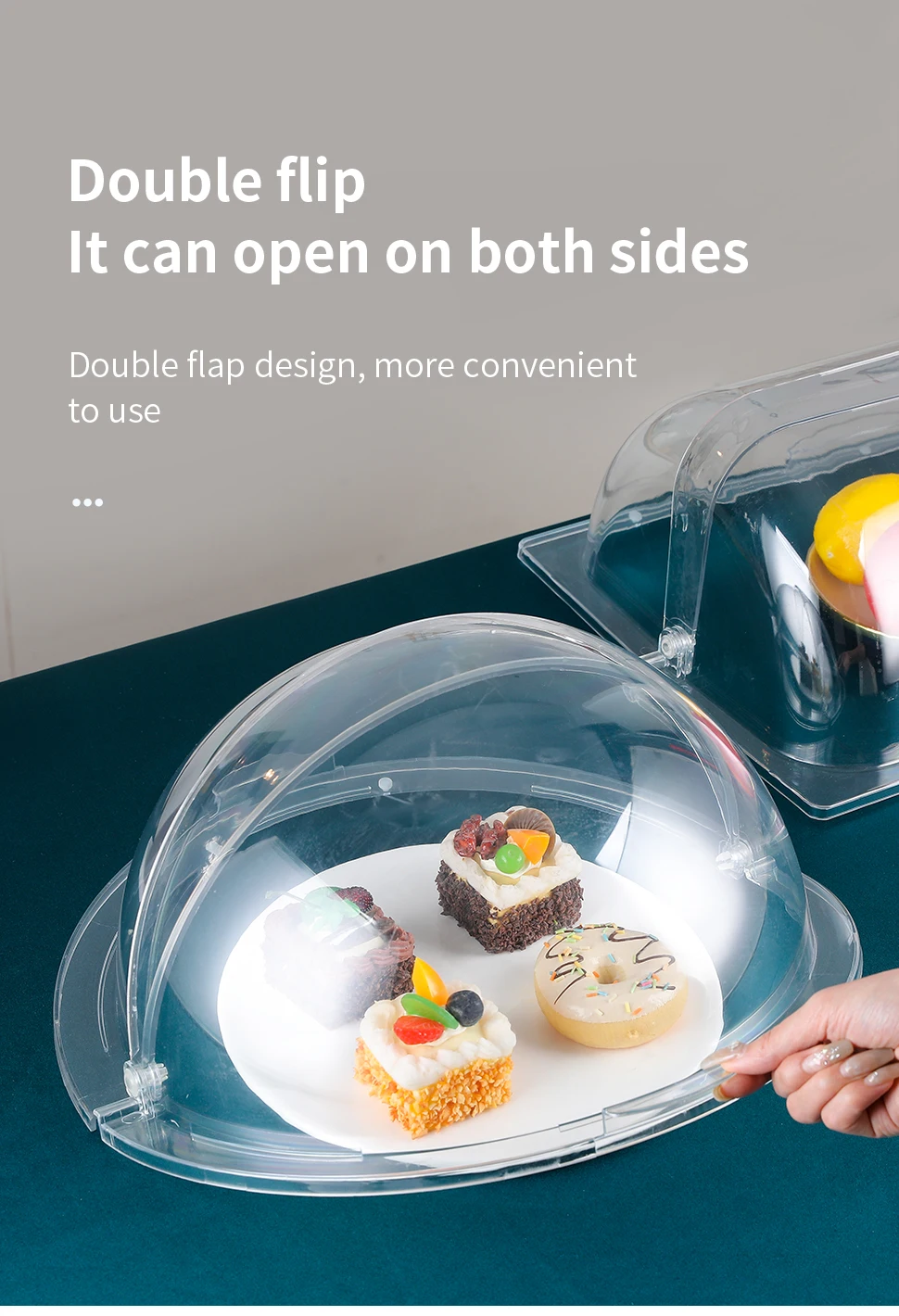 Transparent Plastic Food Covers - Sustainable & Versatile