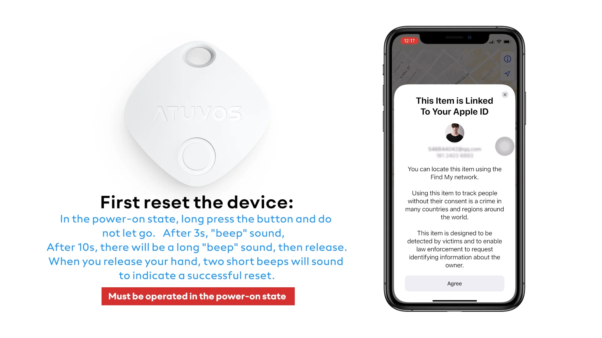 2024 Amazon Atuvos Mini Dog Tracker Smart Gps Locator & Fitness Key ...