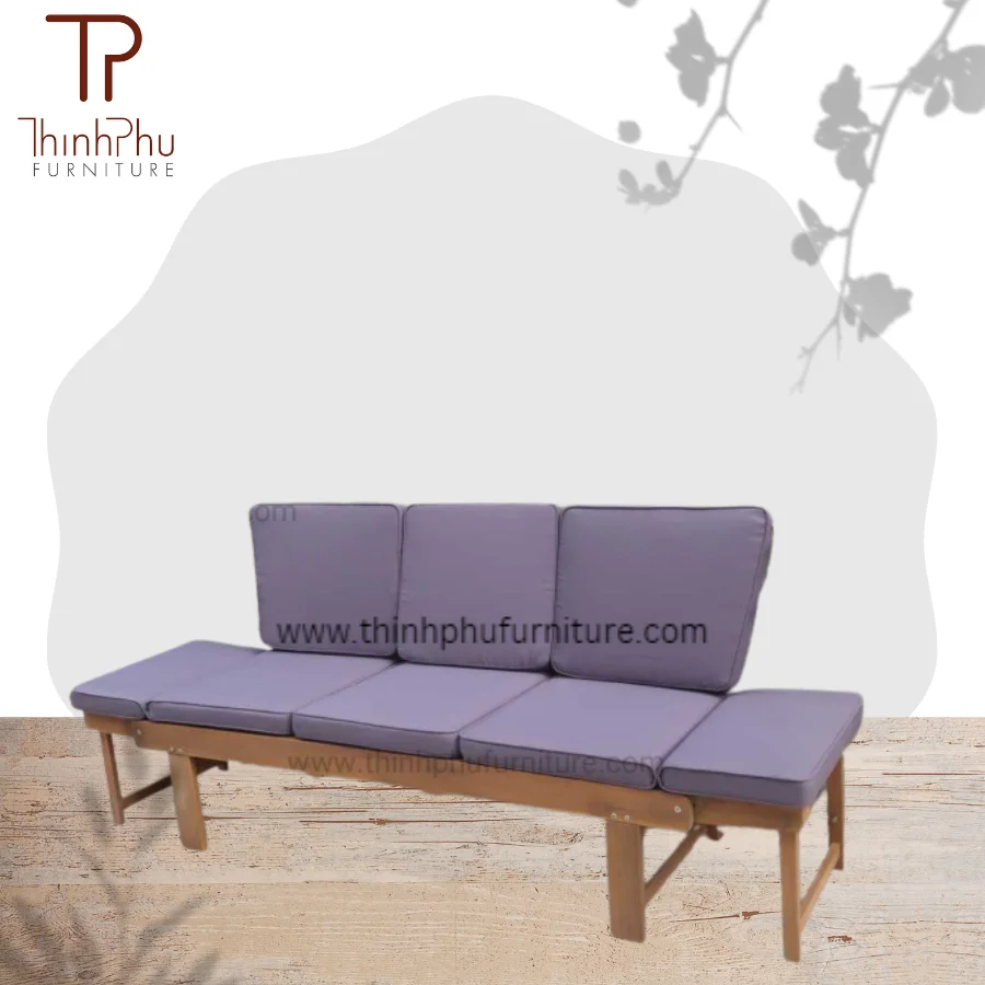 Modern Wooden Couch Living Room Sofa Park Long Public Bench Chair ...