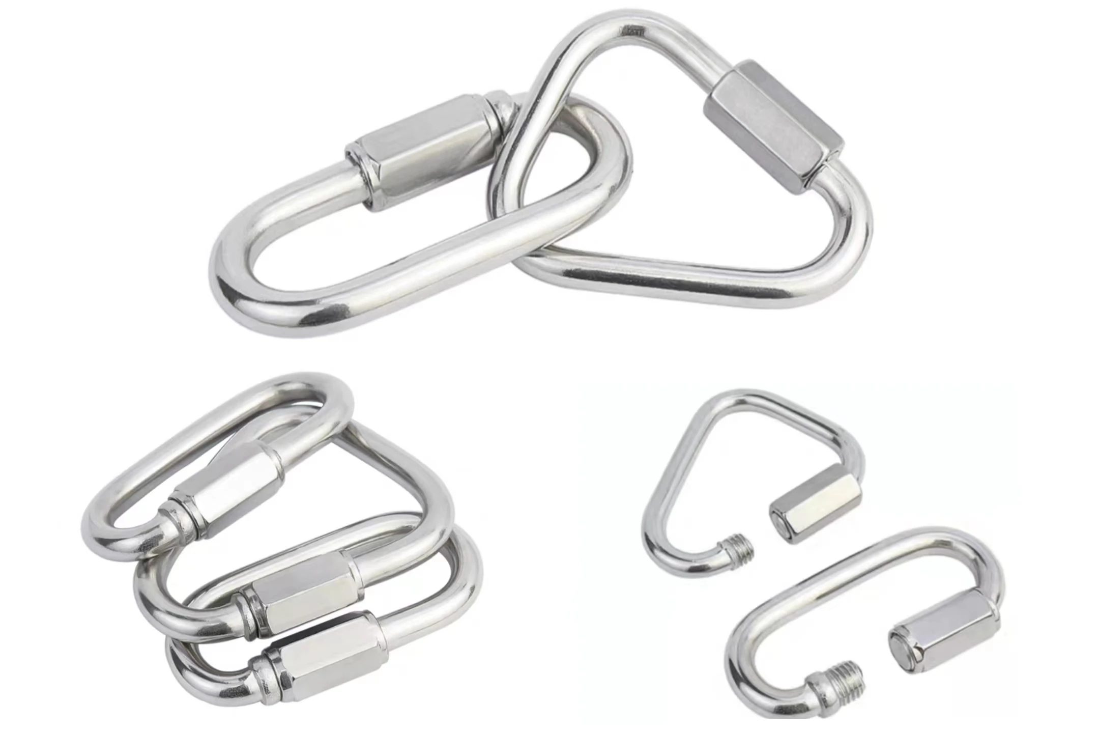 Triangle Locking Quick Connector Rigging Hardware 316 Stainless Steel ...