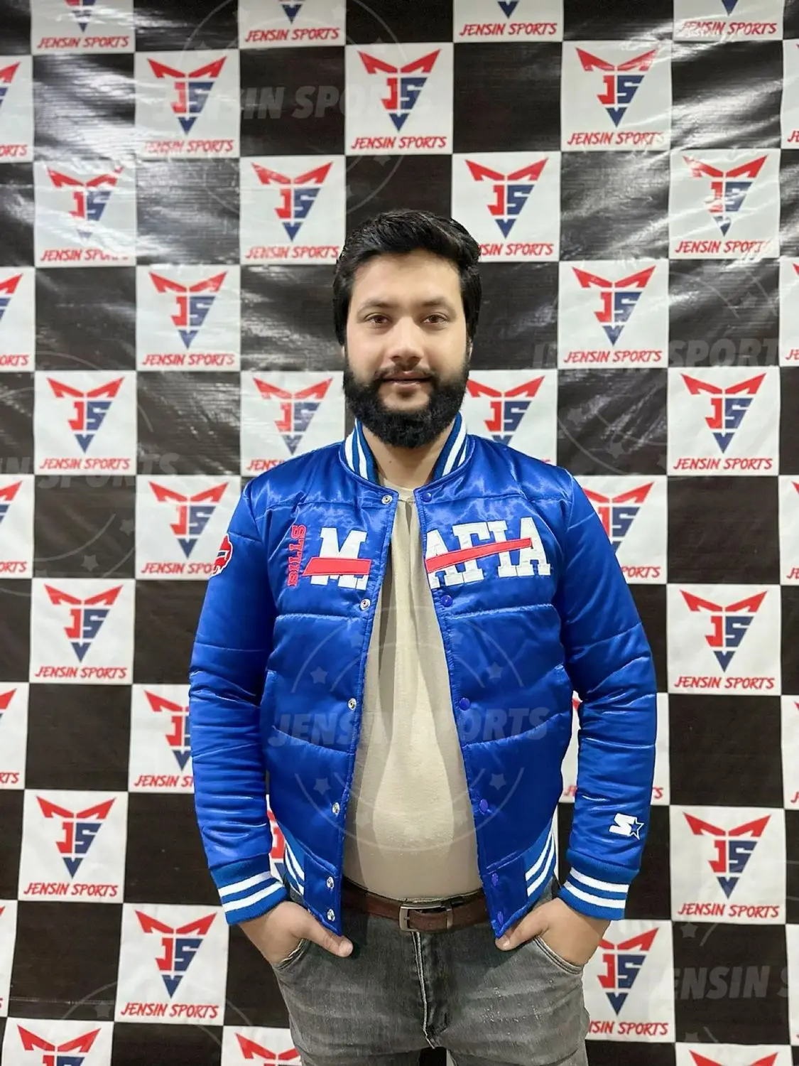 New Custom Bills Mafia Men's Satin Bomber Jacket High Street Bills ...