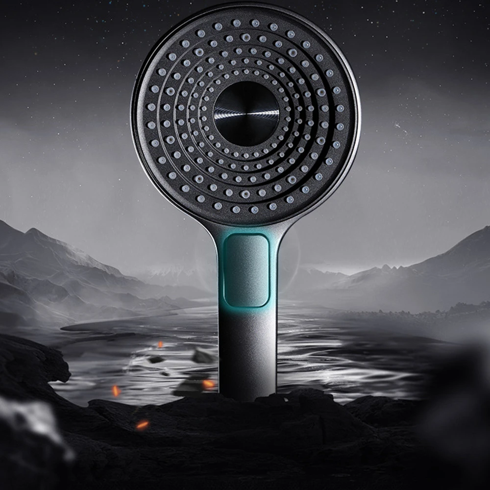 New Massage Shower 3 Functions Large Panel Handheld Booster Shower Head ...