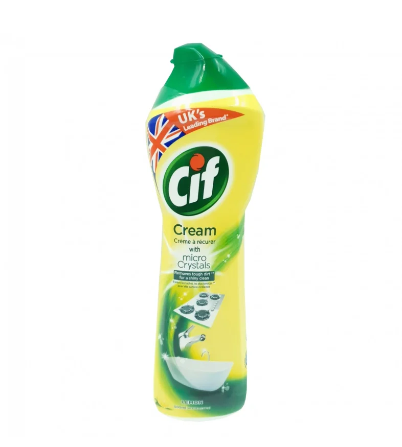 Cif 100% Natural Cleaning Particles Original Cream,2 Pack Of 500ml ...