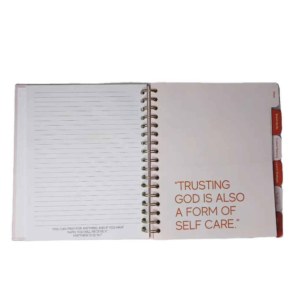 Wholesale Custom Printing Spiral Affirmation Gratitude Manifestation ...