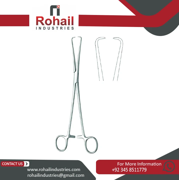Schroeder Double Tooth Tenaculum Uterine Forceps - A+ Grade