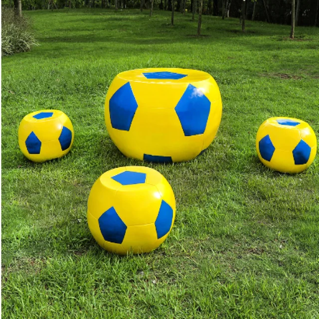 Fiberglass Statues - Giant Football Custom Outdoor Sculpture