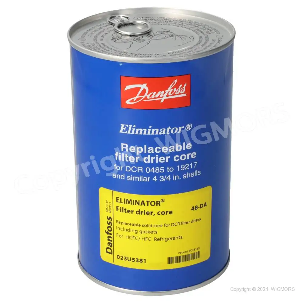 Danfoss Filter Drier, Core, DCR, 48-DA, 023U5381 - Reliable HVAC Solutions