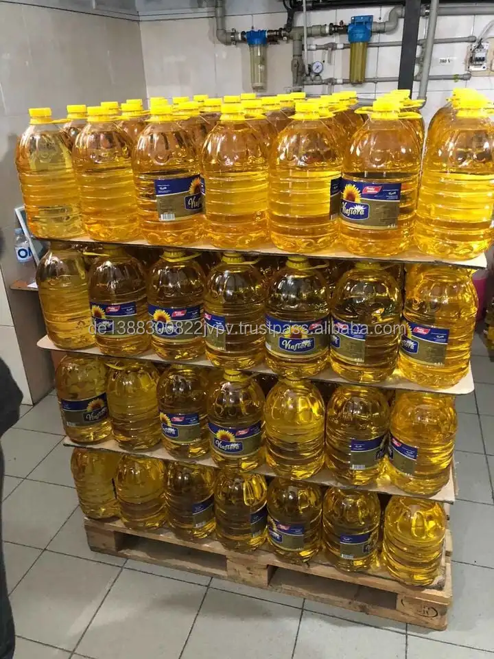 Refined Sunflower Oil 100% Refined 5l Plastic Bottled Cooking Use ...